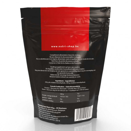 Créatine + sachet 350 gr créatine monohydrate